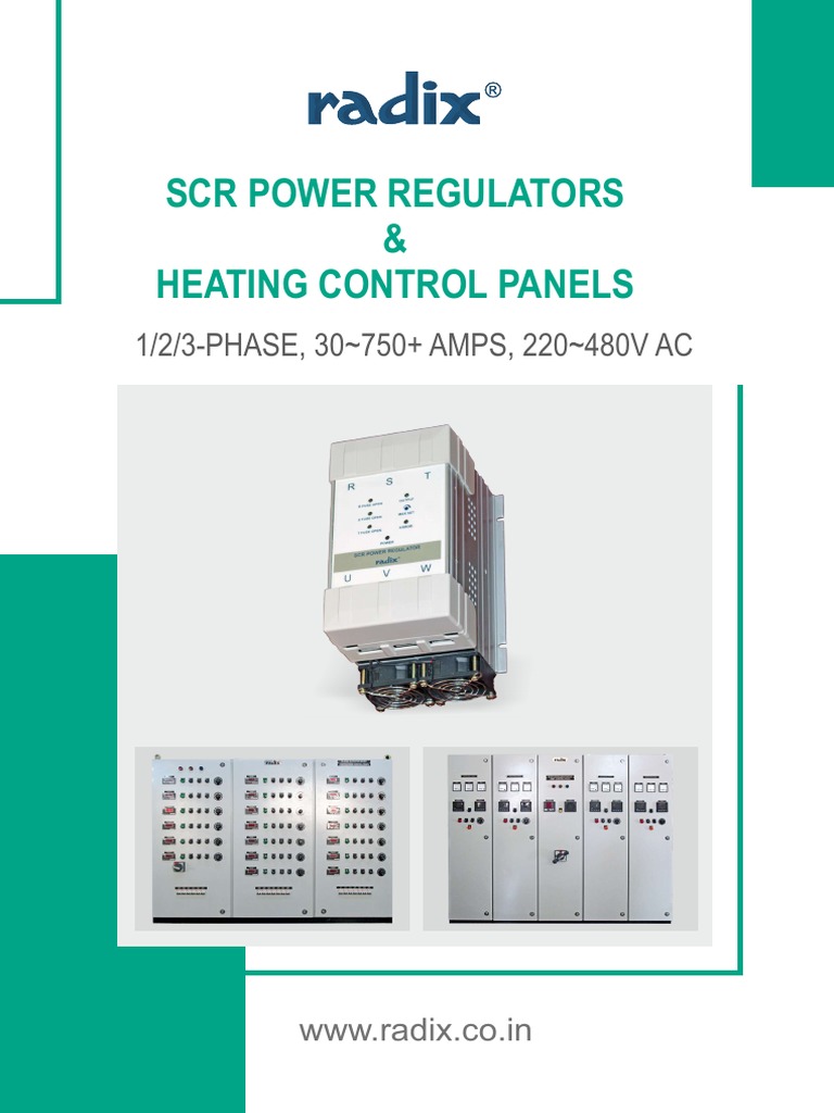 SCR Power Regulators for Industrial Heating | PDF | Rectifier ...
