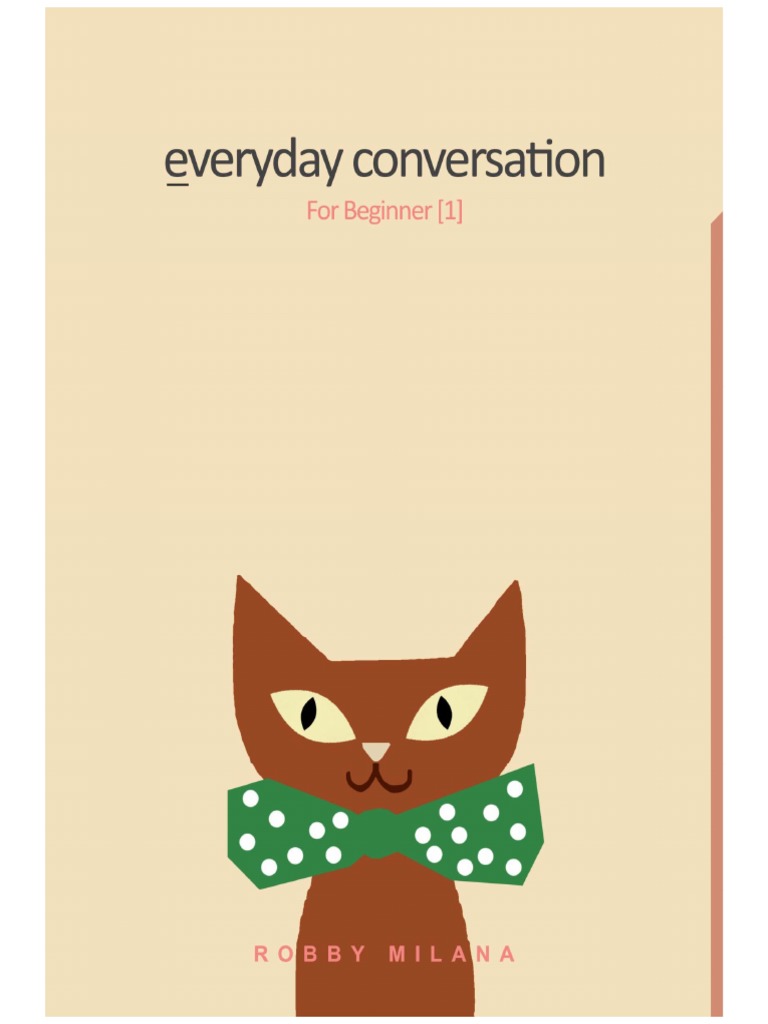 Everyday Conversation For Beginner Grade | PDF | Family | Word