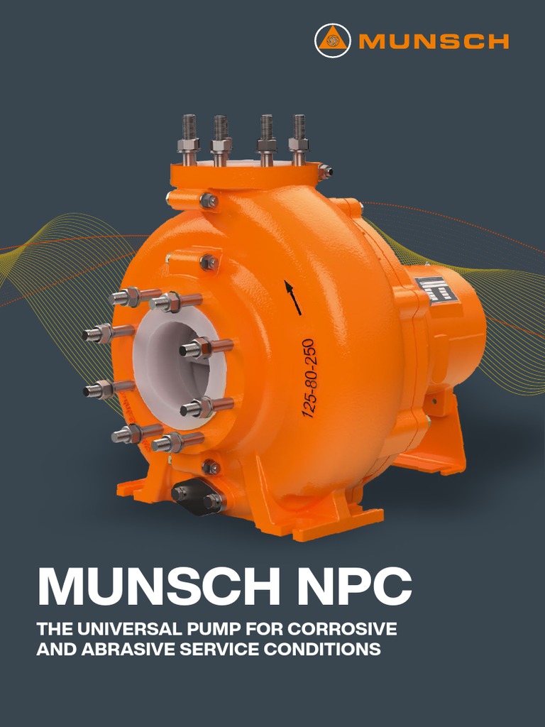 MUNSCH NPC with-Mechanical-Seal | PDF | Pump | Wear