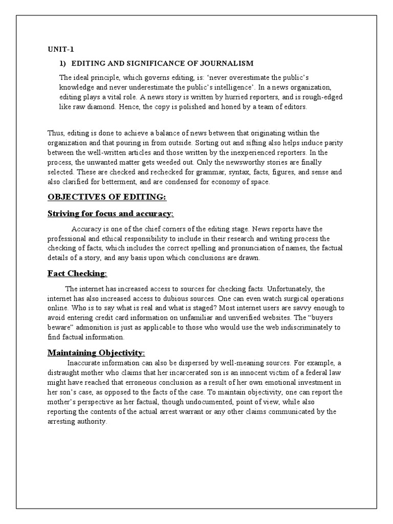 Basics Of Editing Pdf Copy Editing Communication