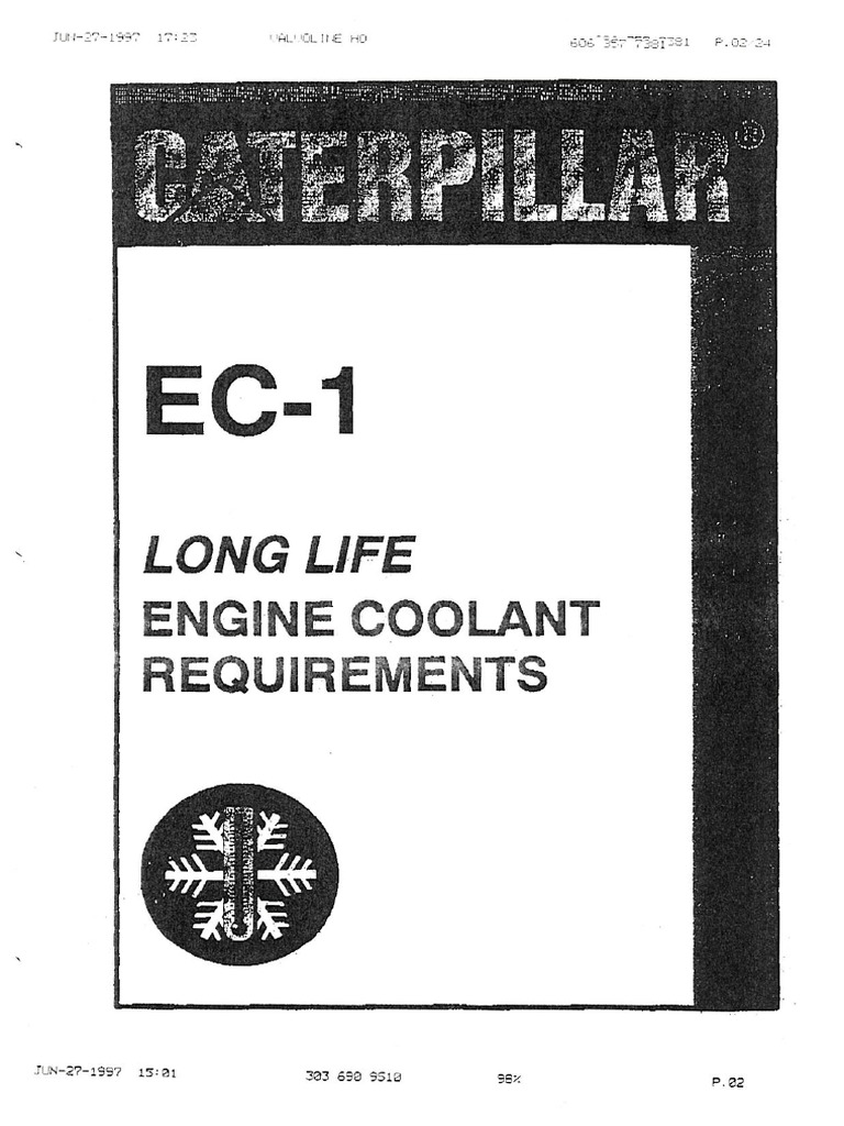 Caterpillar EC-1 1994 | PDF