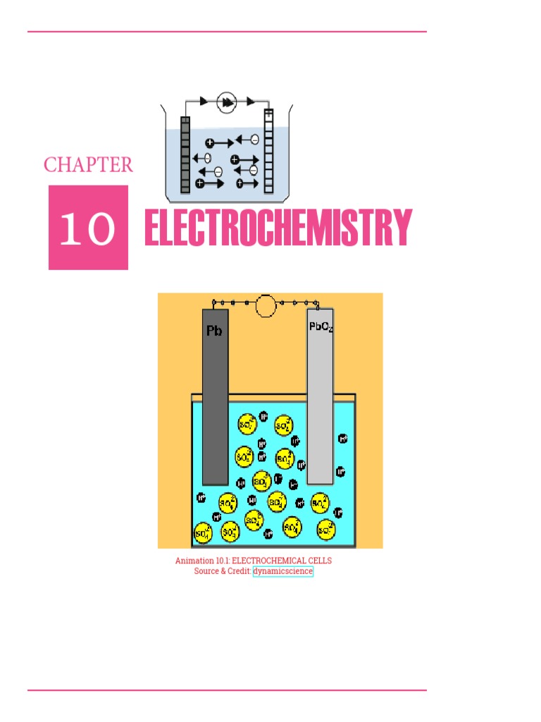 Chemistry Chapter 10 | PDF | Electrochemistry | Redox