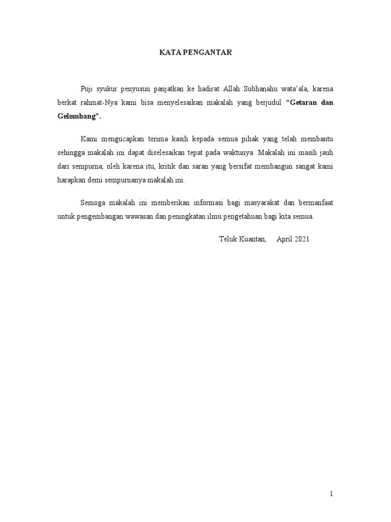 Getaran & Gelombang: Konsep & Manfaat | PDF