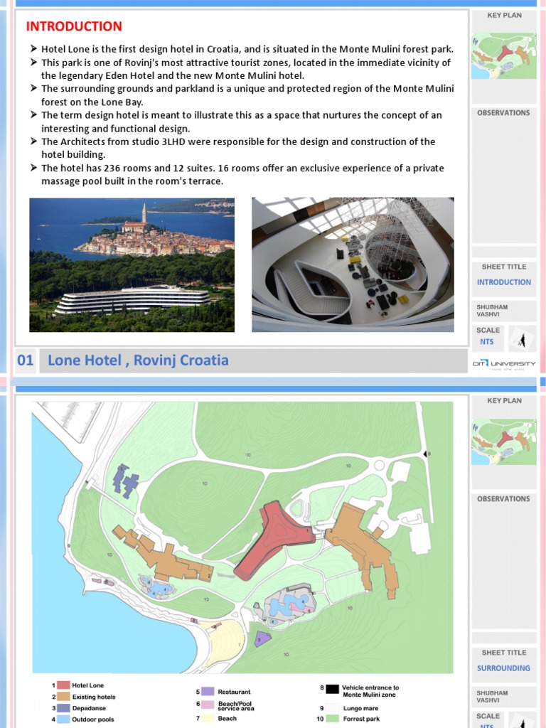Lone Hotel, Rovinj Croatia (FINAL SHEETS) | PDF | Hotel | Buildings And ...