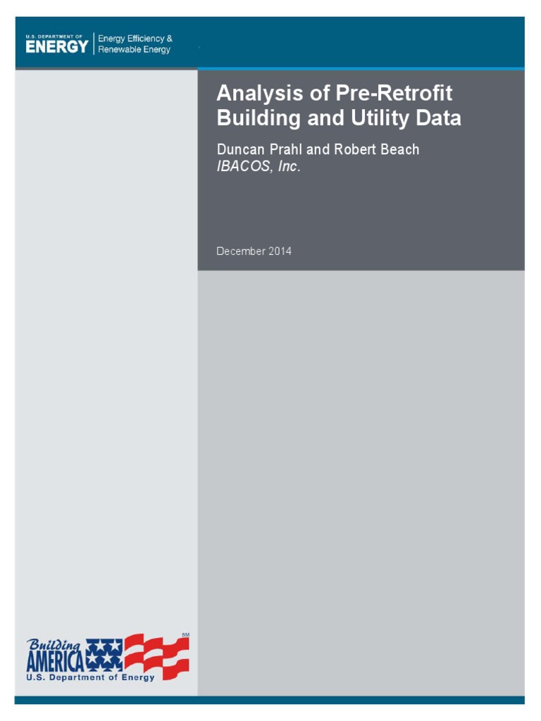 Analysis of Pre-Retrofit | PDF | Regression Analysis | Statistics