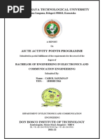 AICTE 100 Point Activity Project Report Template PDF | PDF | Typefaces ...