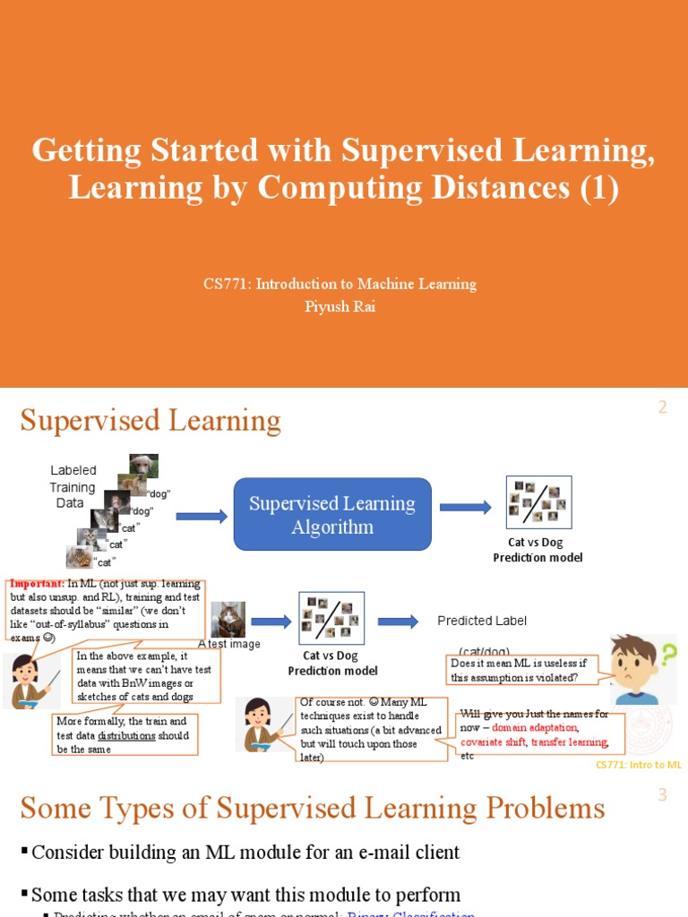 Lecture 03 - Supervised Learning by Computing Distances - Plain | PDF ...