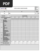 F-bel-A15.1-004 Planilla de Control Aseo - Baños | PDF