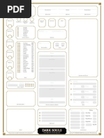 Dark Souls The Roleplaying Game Character Sheet (Form Fillable) | PDF ...