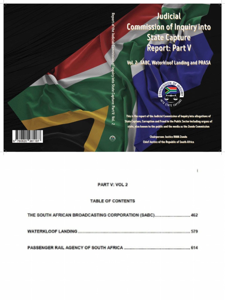 Zondo Commission Report: SABC & PRASA | PDF | Government | Justice