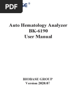Standard Operating Procedure of Mindray BS-430&BS450&BS460 Biochemistry Analyzer | PDF | Icon ...