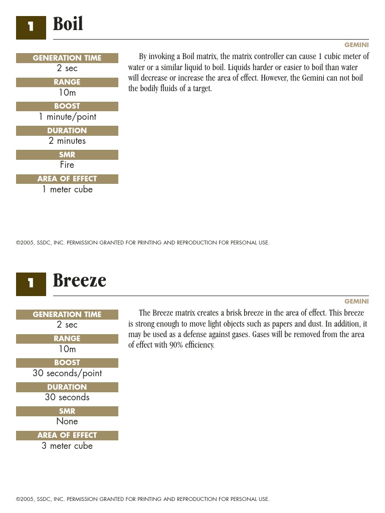 Battlelords of The Twenty-Third Century Matrix Cards - Gemini Matrices ...