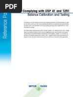 USP-NF 41 Balances | PDF | Weight | Calibration