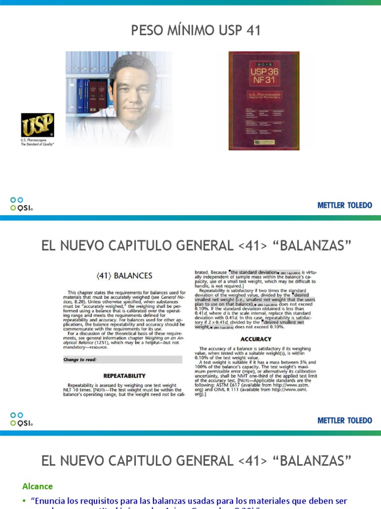 Peso Mínimo y Requisitos de Balanzas | PDF | Medición | Metrología