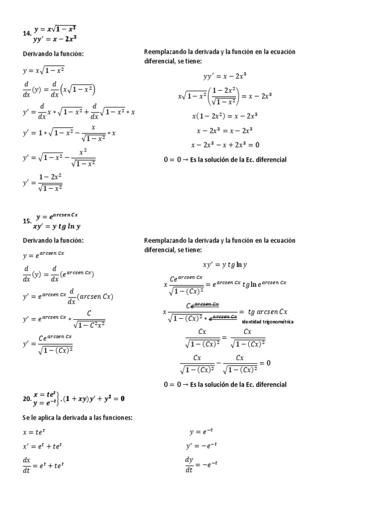 Ecuaciones Diferenciales | PDF | Ecuaciones | Derivado