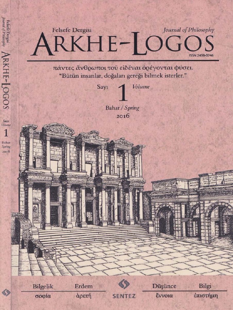Arkhe-Logos Sayı 001 Bahar 2016 | PDF