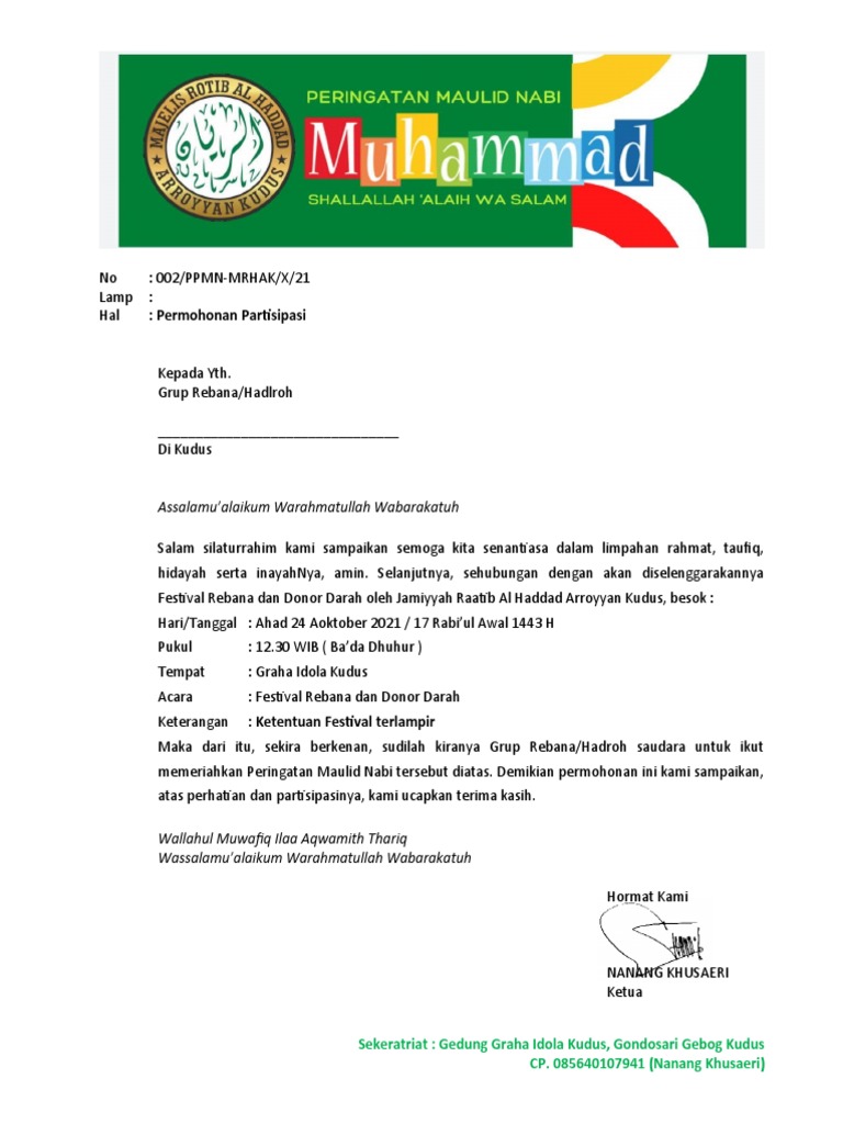 Undangan Festival | PDF