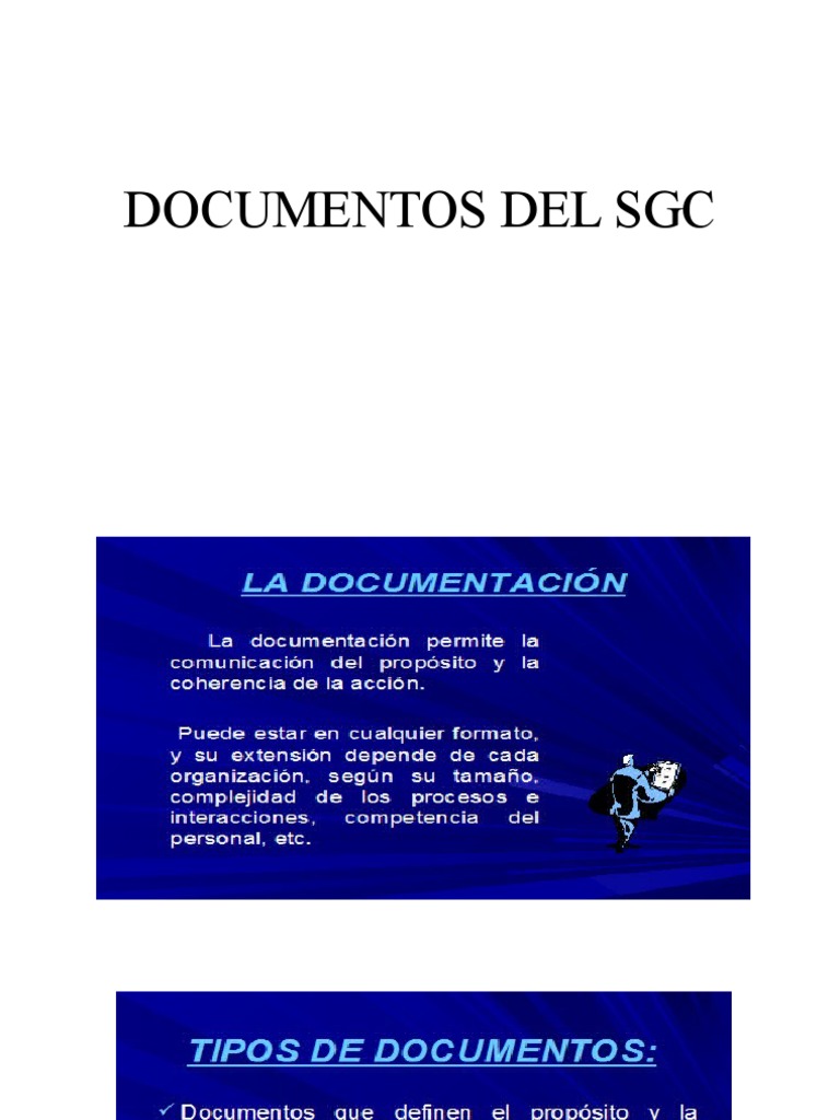 Documentos Del SGC | PDF | Planificación | Calidad (comercial)