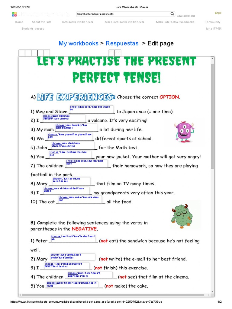 Live Worksheets Maker 2 Pdf