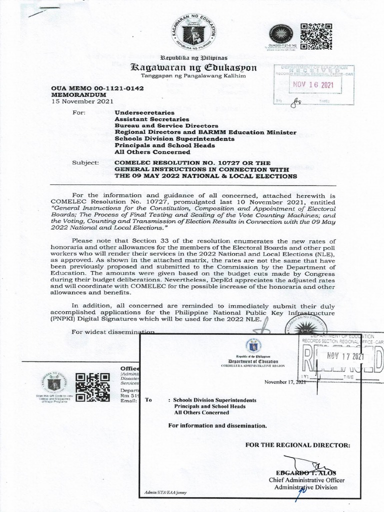 COMELEC General Instructions 2022 | PDF | Commission On Elections ...