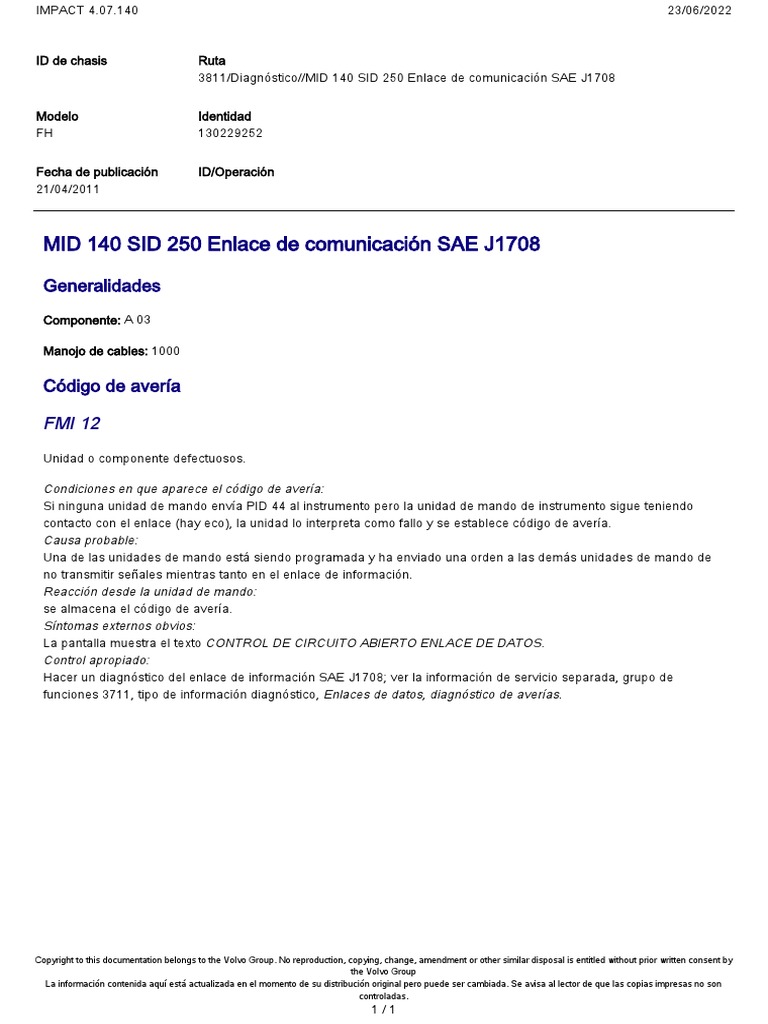 Mid 140 Sid 250 | PDF