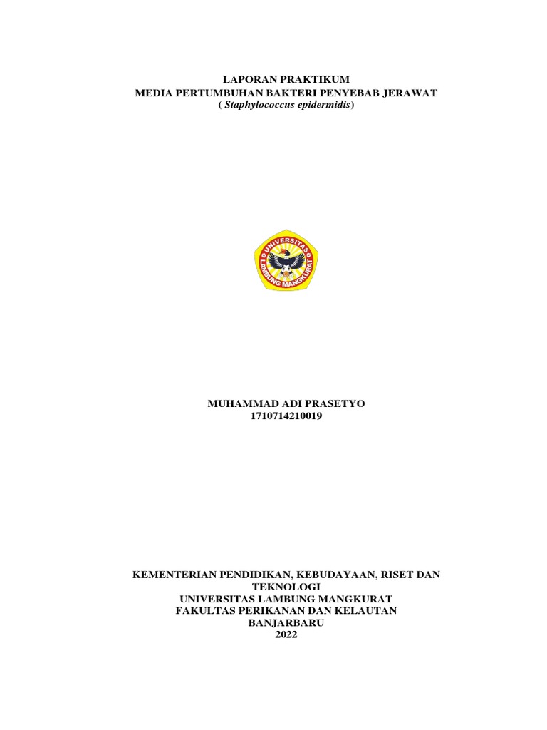 Laporan Mikrobiologi Muhammad Adi Prasetyo | PDF
