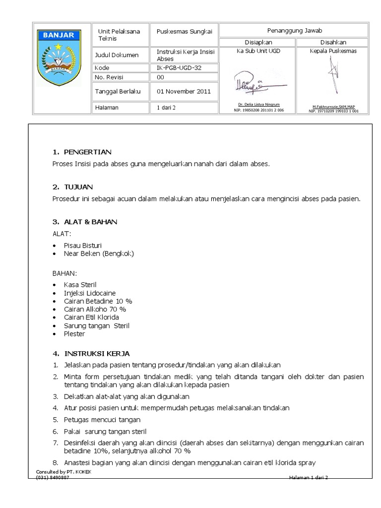 IK Insisi Abses | PDF