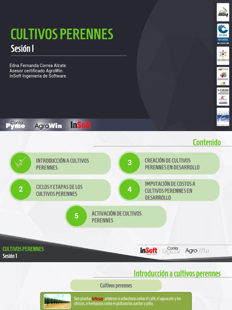 Perennes - 1 PRESENTACION | PDF | Agricultura | Amortización (Negocio)