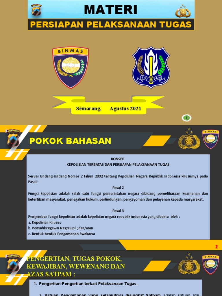 Modul 01 Persiapan Laks. Gas-Ba Dik Satpam | PDF | Ilmu Sosial