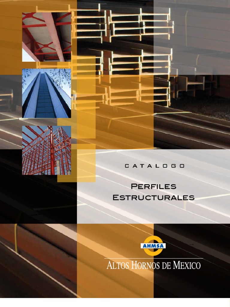 Catalogo Perfiles Ahmsa | PDF | Acero | Corrosión