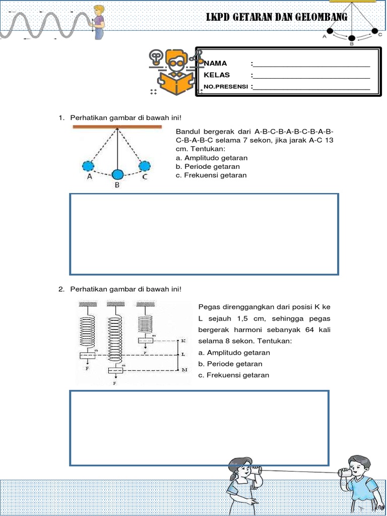 LKPD Getaran N Gelombang | PDF