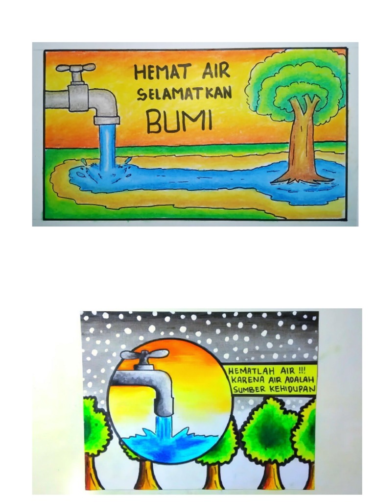 Poster Hemat Air | PDF