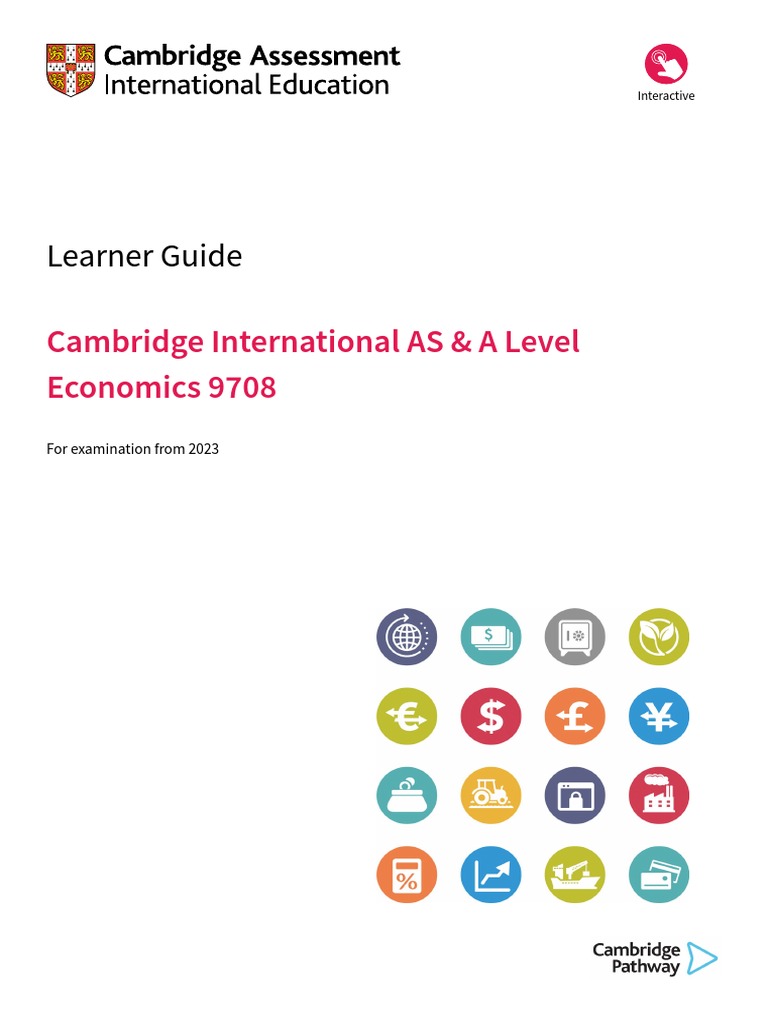 9708 Learner Guide (For Examination From 2023) | PDF | Unemployment ...