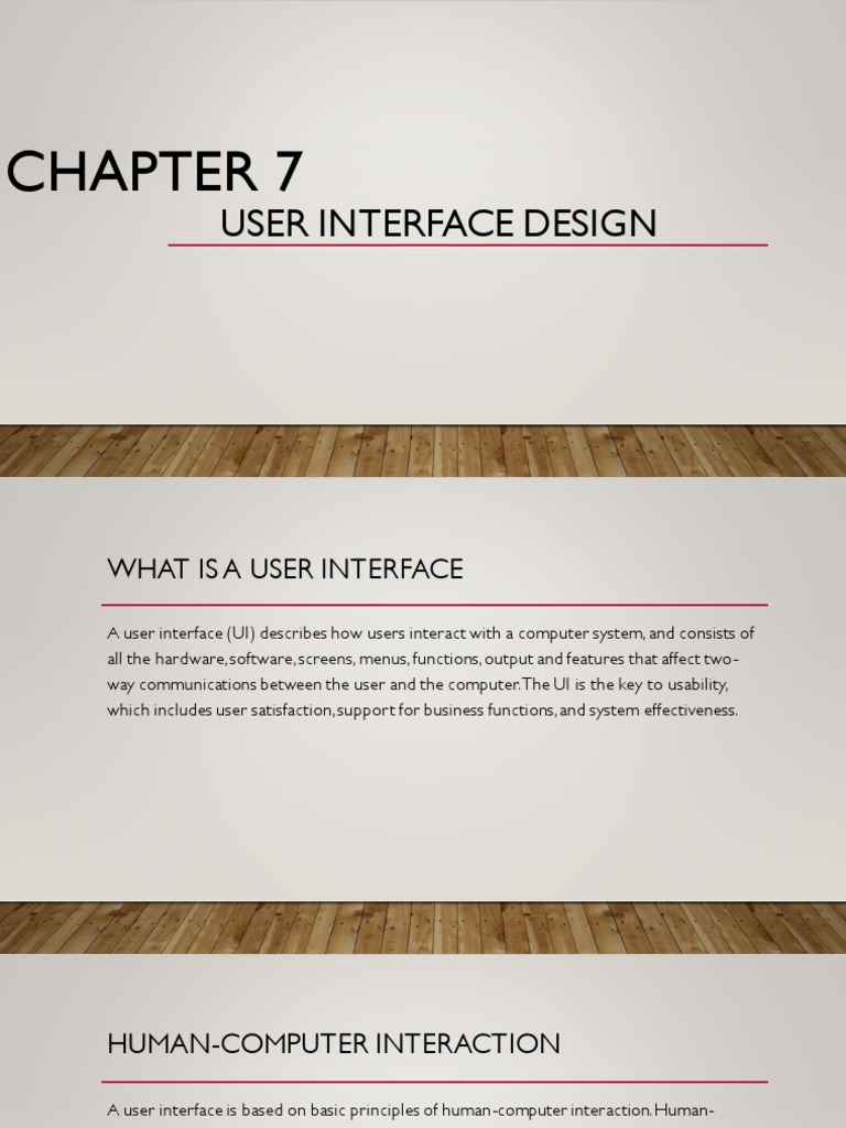 UI Design Principles for Easy to Use Interfaces | PDF | Human–Computer ...