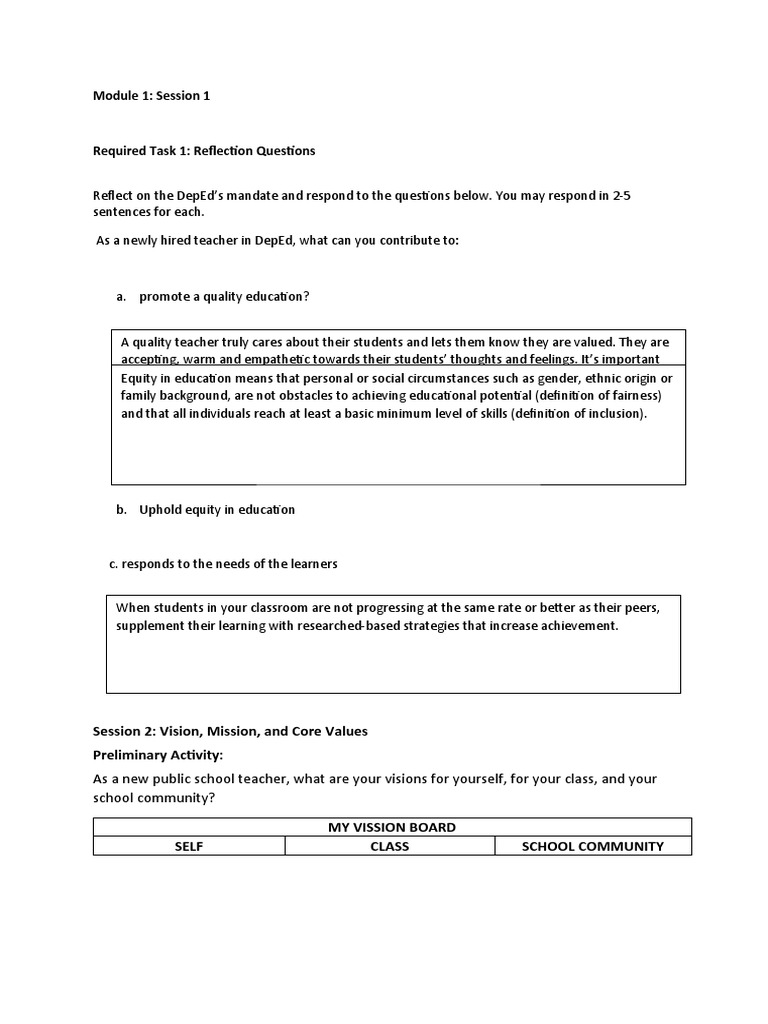 Tip Module 1 | Download Free PDF | Teachers | Learning