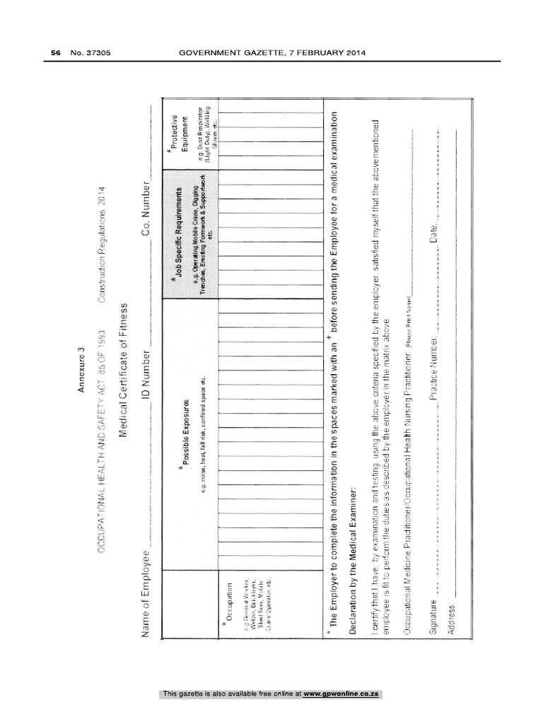Annex 3 Construction Regulations | PDF
