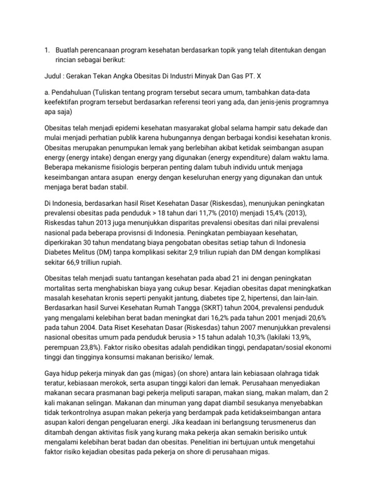 UAS Program K3. | PDF