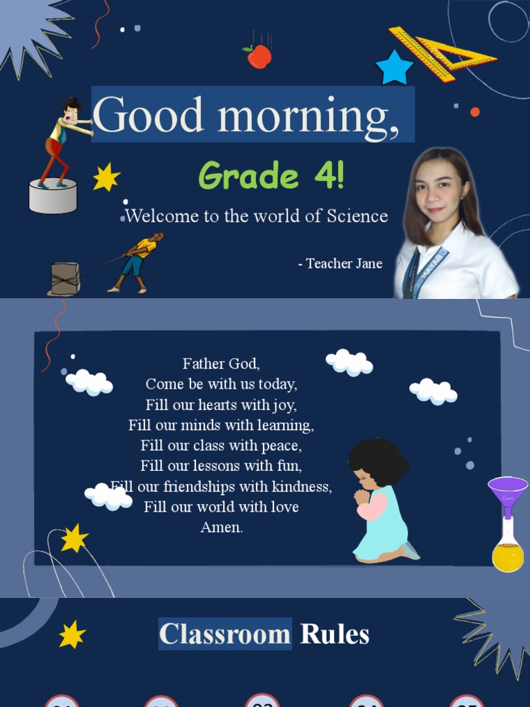 Good Morning,: Grade 4! | PDF | Force
