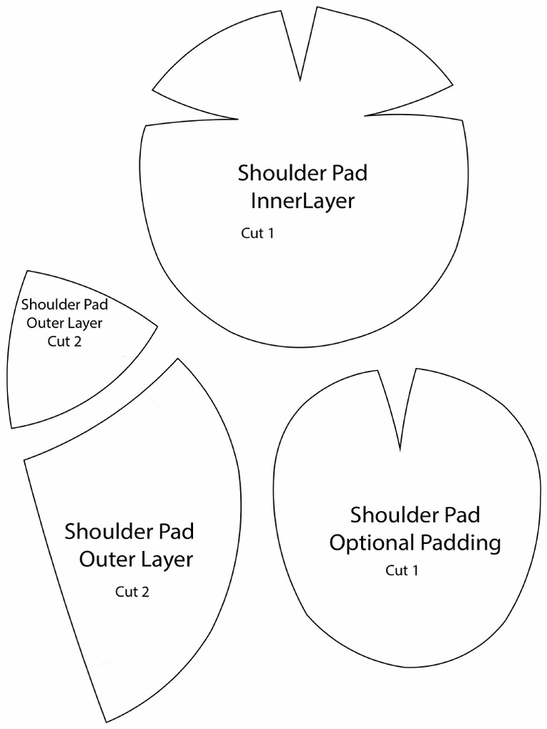 Shoulder Pad Pattern1 | PDF