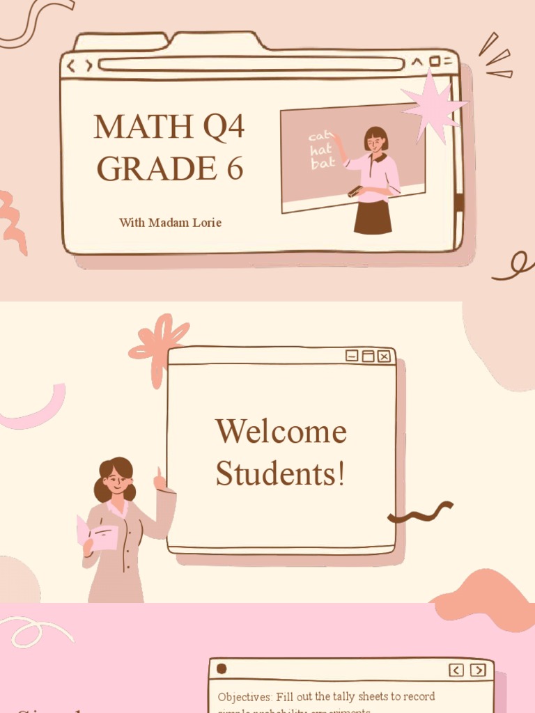 COT Probability Math 6 Quarter 4 | PDF | Probability | Science