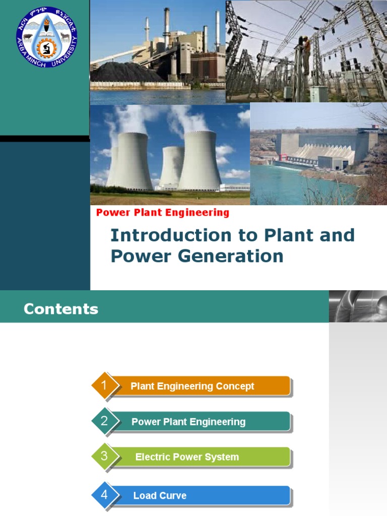 Plant Engineering and Power Generation Overview | PDF | Power Station ...