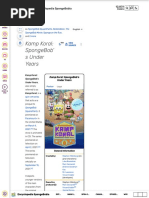 Spongebob - The Musical | PDF