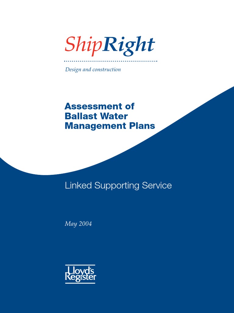 Assessment of Ballast Water Management Plans | Download Free PDF ...