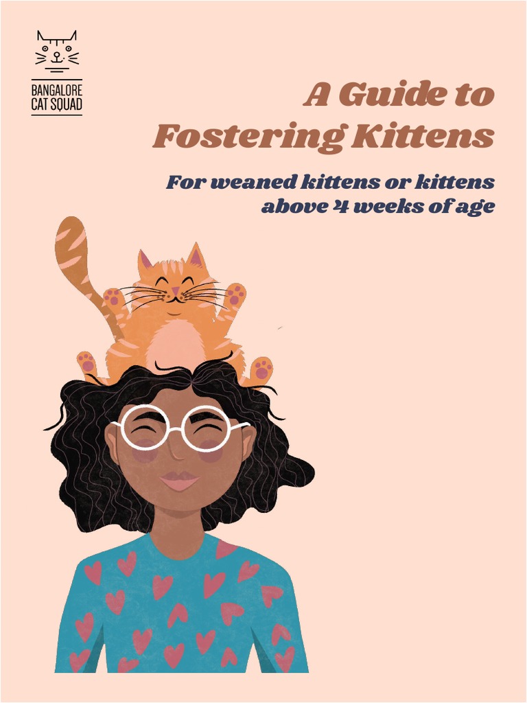Fostering Guide for Weaned Kittens | PDF | Wound | Cats