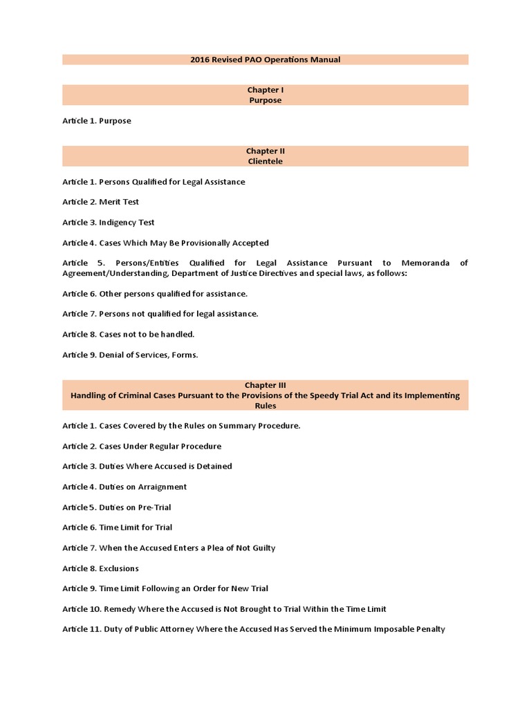 PAO Reviewer | PDF | Mediation | Legal Aid