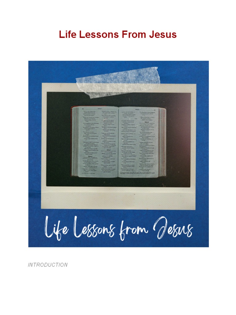Life Lessons From Jesus | PDF | Jesus | Religious Belief And Doctrine