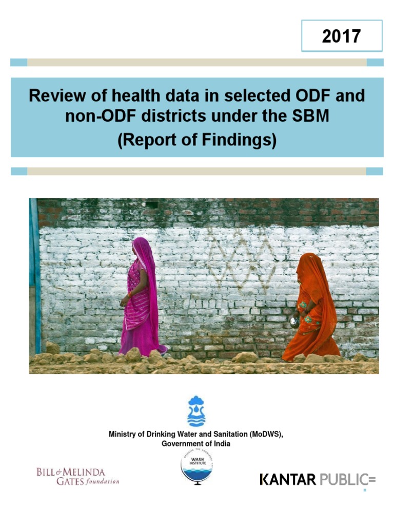 Review of Health Data in Selected ODF and non-ODF Districts Under The ...