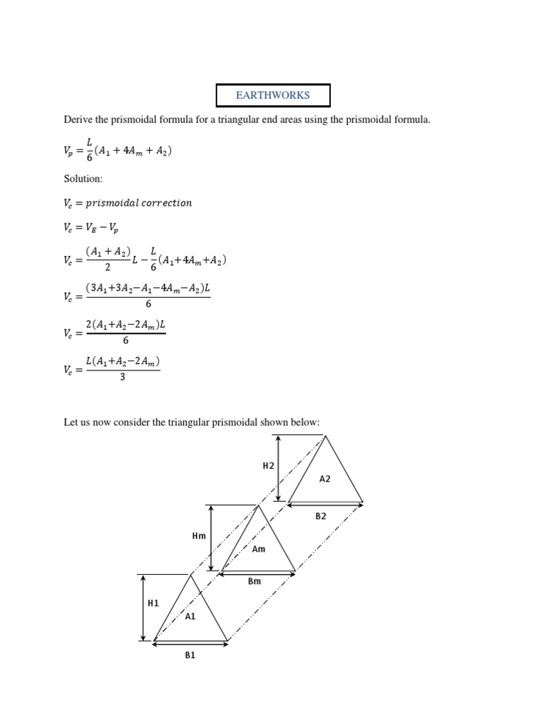 Earthworks - Module | PDF | Area | Geometry