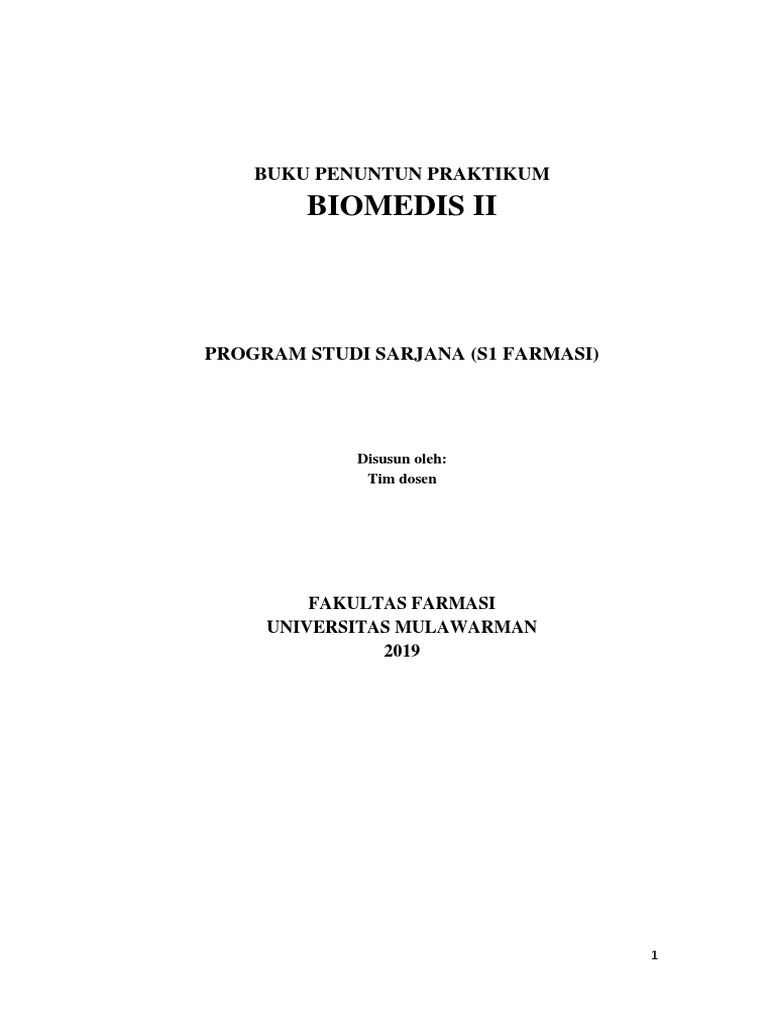 Laporan Biomedis II | PDF | Kesehatan Holistik