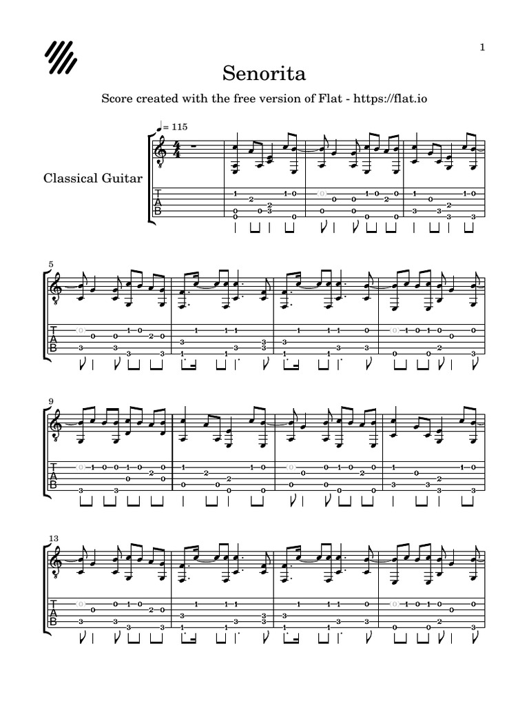 Senorita Guitar Tab | PDF